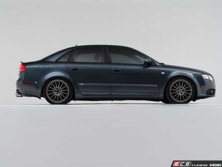 ECS - 006118LA01 - Audi B7 A4 Rear Diffuser - Gloss Black