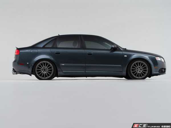 ECS - 006118LA01 - Audi B7 A4 Rear Diffuser - Gloss Black