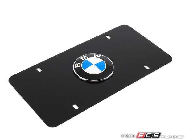 Genuine BMW - 82121470313 - "BMW" Vanity Plate - Black - (NO LONGER ...