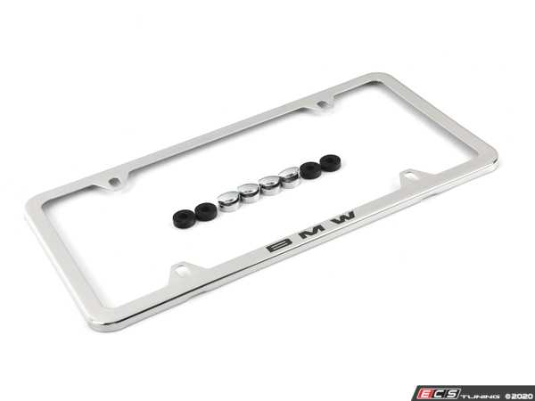 Genuine BMW - 82120042709 - LASER SLIMLINE PLATE - POLIS (82-12-0-042-709)
