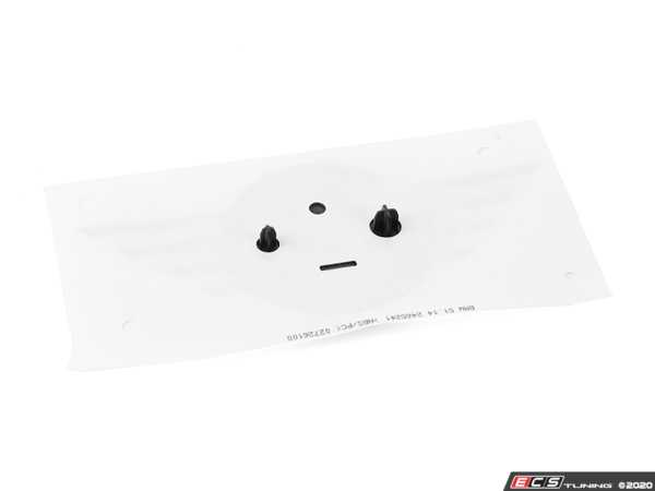 Genuine MINI - 51149880863 - Hood Emblem Piano Black "Black Line ...