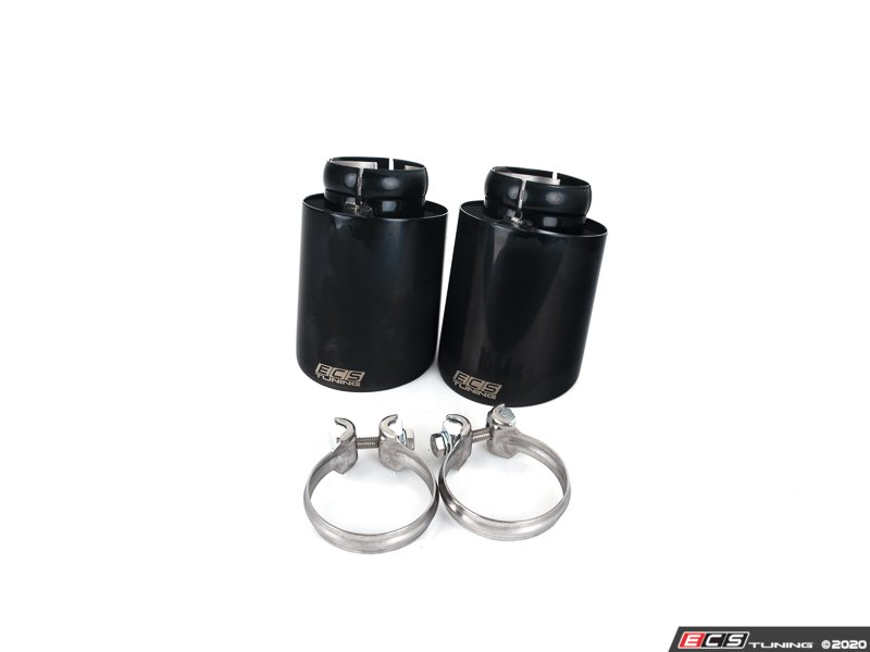 ECS - 023245ecs01-01KT - MK7 GTI Muffler Delete Kit - With 4.0" Black ...