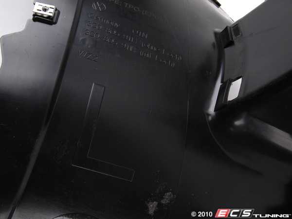 Genuine Volkswagen Audi - 3C0805911B9B9 - Front Fender Liner - Lower ...