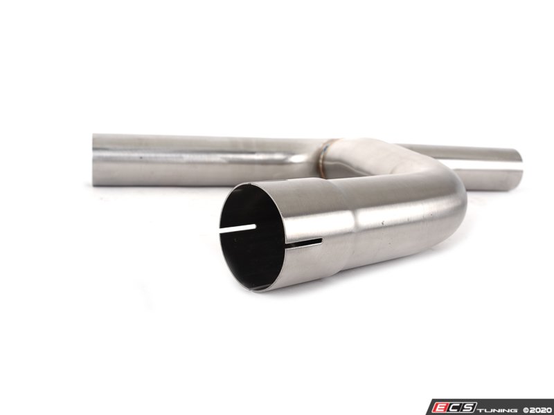 ECS - 023245ECS01-02KT - MK7 GTI Muffler Delete Kit - With 4.0" Chrome Tips
