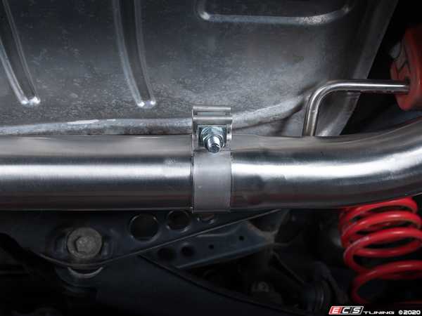 ECS - 023245ECS01-02KT - MK7 GTI Muffler Delete Kit - With 4.0" Chrome Tips