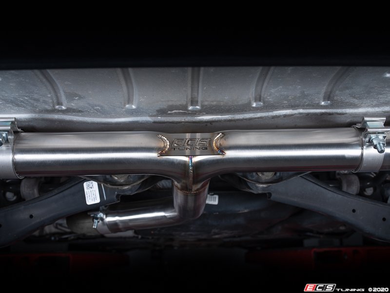ECS - 023245ecs01-01KT - MK7 GTI Muffler Delete Kit - With 4.0" Black ...