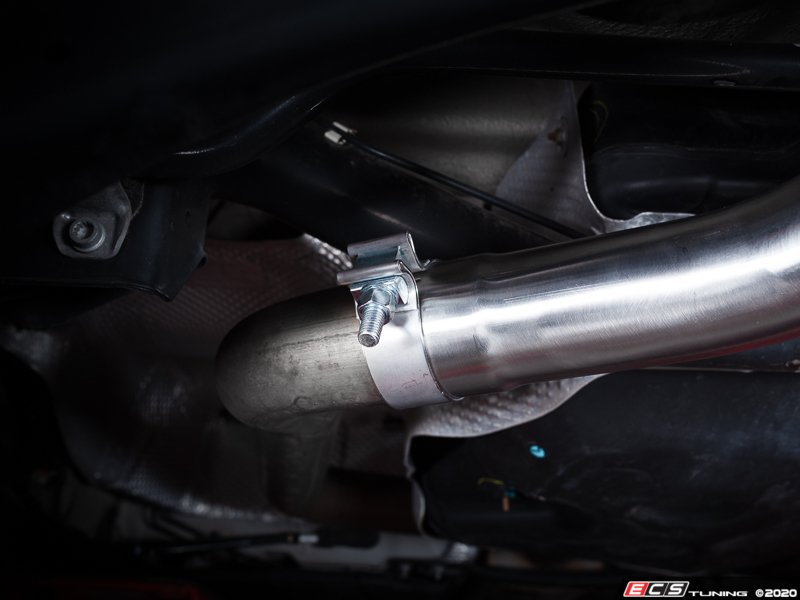 ECS - 023245ecs01-01KT - MK7 GTI Muffler Delete Kit - With 4.0" Black ...