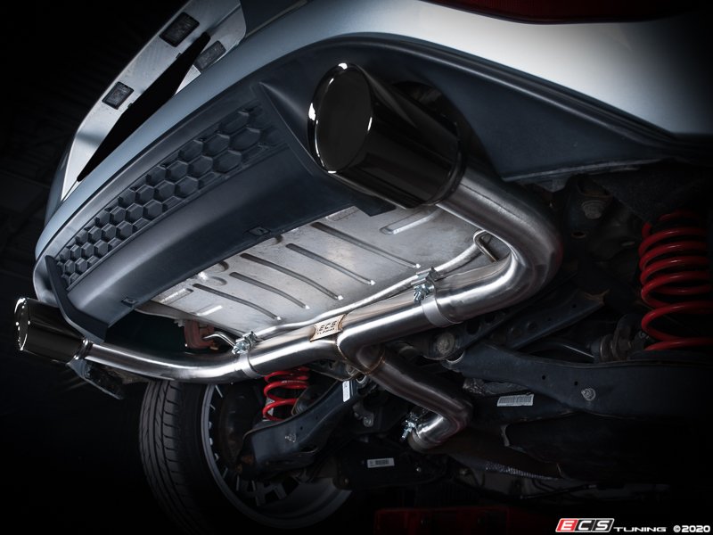 ECS - 023245ecs01-01KT - MK7 GTI Muffler Delete Kit - With 4.0" Black ...