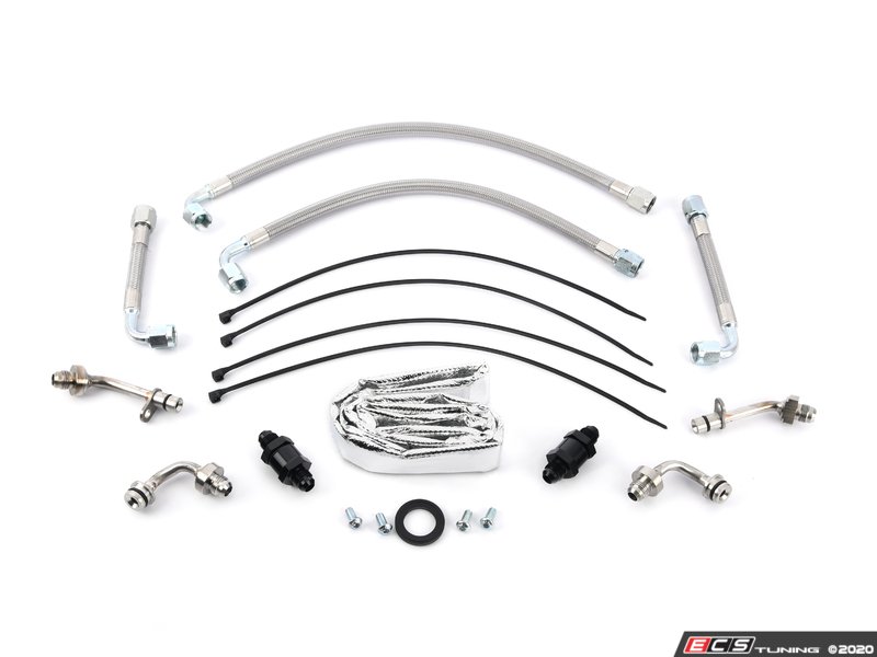 JH Motorsports - JHM-079115175G - Stainless Braided Turbo Oil Line And ...