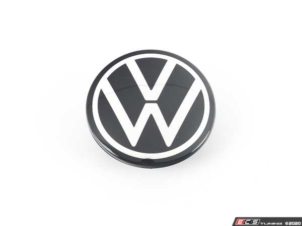 Genuine Volkswagen Audi - 000071213D - VW Dynamic Floating Center Cap ...