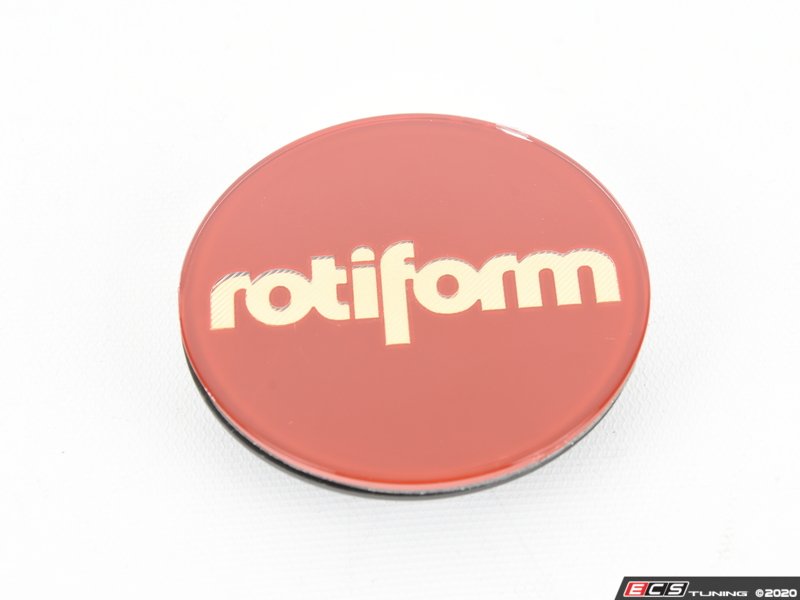 Rotiform - 32170rgs - Rotiform Hex Center Cap - Gold On Red - Priced Each