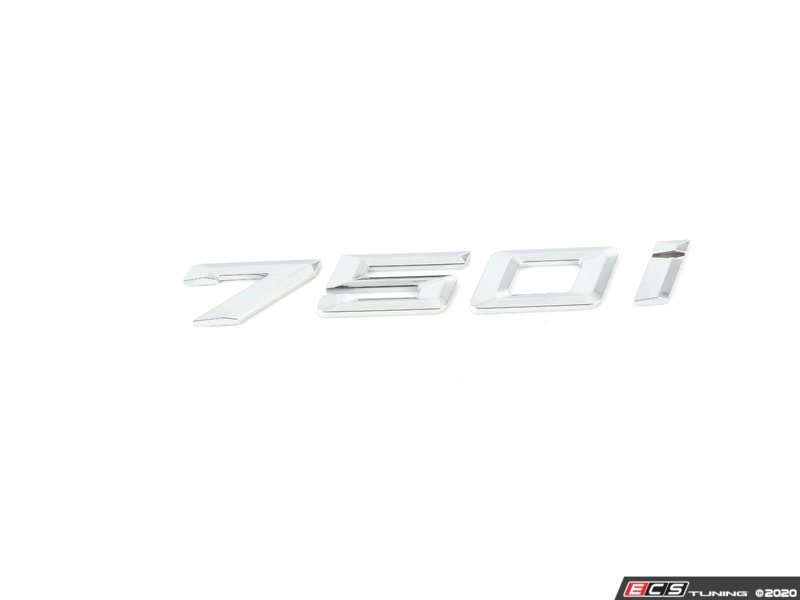 Genuine BMW - 51147376812 - Model Emblem - 750I (51-14-7-376-812)