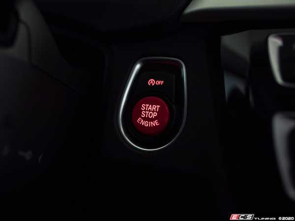 ECS - 1ReDStartStop - BMW Start/Stop Button Upgrade - Red