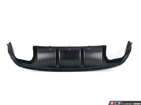 ECS - 028808ECS01 - Audi B8 S4 / A4 S-Line Rear Diffuser - Gloss Black