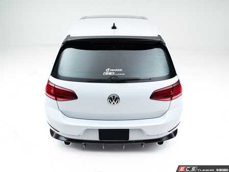 ECS - 007565la01KT - MK7.5 GTI Gloss Black Rear Diffuser