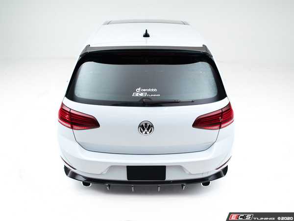 ECS - 007565la01KT - MK7.5 GTI Gloss Black Rear Diffuser