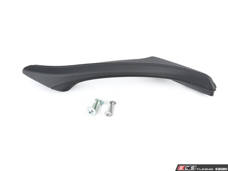 Genuine BMW - 51417225861 - Left Front Door Pull - Black (51-41-7-225-861)