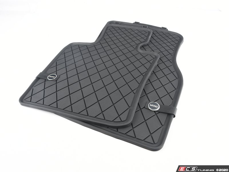 Genuine MINI - 51475B50A81 - Essentials Front Rubber Factory Floor Mats ...