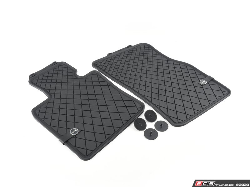 Genuine MINI - 51475B50A81 - Essentials Front Rubber Factory Floor Mats ...