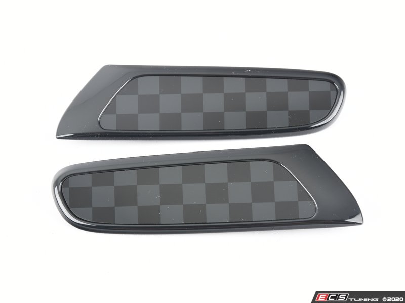 Genuine MINI - 51132410453 - Trim Cover Set With Pad - Checkered Black ...
