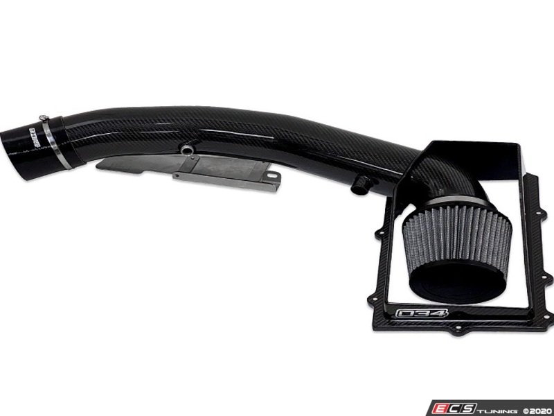 034Motorsport - 034-108-1040 - X34 4" Carbon Fiber Open-Top Cold Air ...