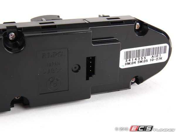 Genuine BMW - 61313414355 - Window Switch - Left (61-31-3-414-355)