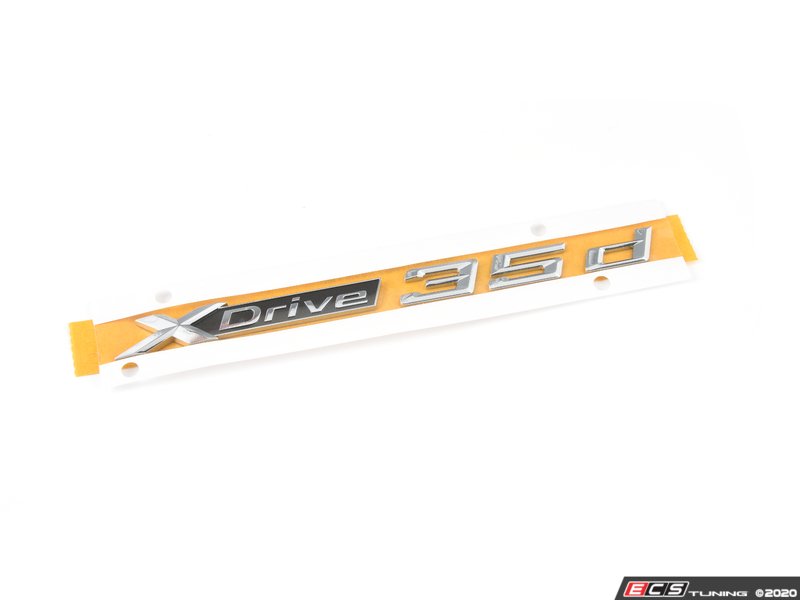 Genuine BMW - 51147368425 - F15 Model Emblem - X Drive 35D (51-14-7-368 ...