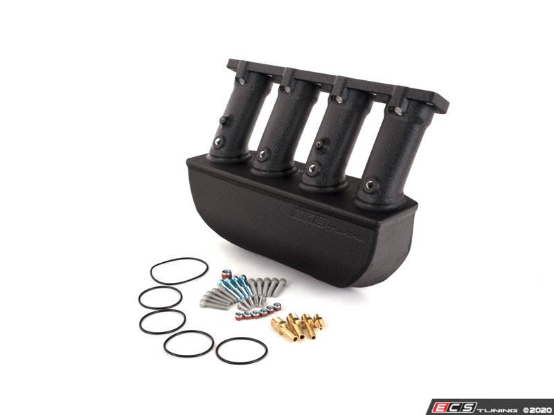 ECS - 024522ECS01-02KT - Aluminum Intake Manifold Kit - Wrinkle Black ...