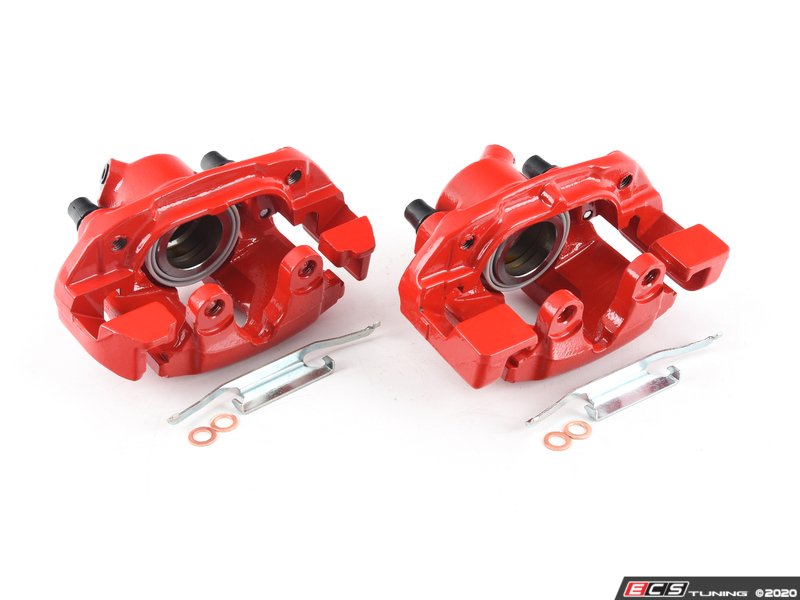 Power Stop - S1618 - Red Powder Coated Calipers - Front Set