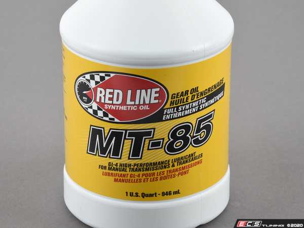 Redline - 50504 - MT-85 75W-85 GL-4 Gear Oil - 1 Quart
