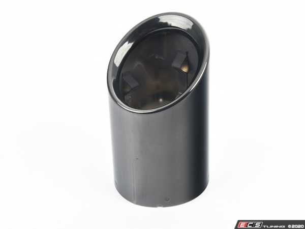 Genuine BMW - 18308485758 - TAILPIPE TIP, BLACK CHROME (18-30-8-485-758)