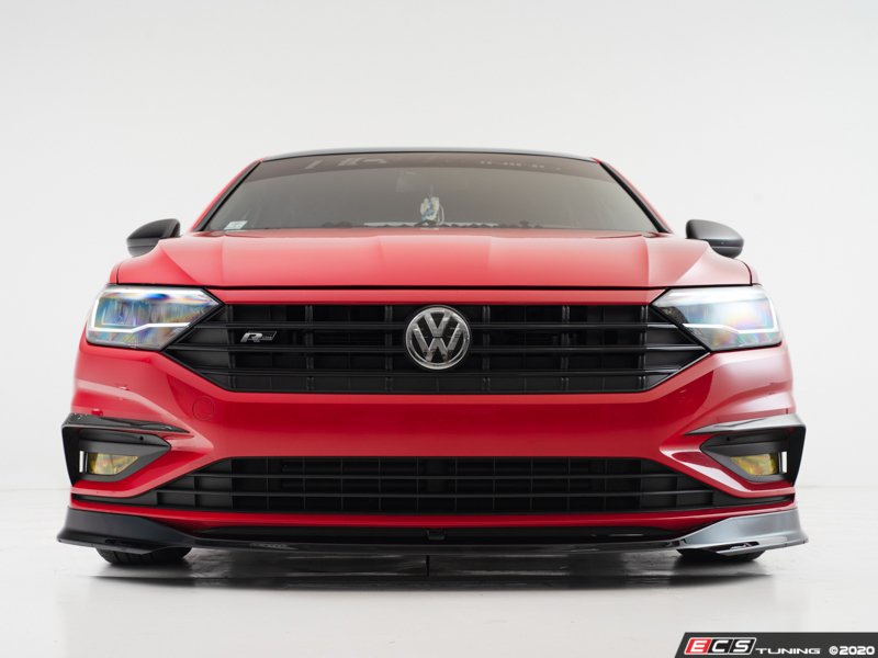 ECS News - MK7 Jetta 1.4T Gloss Black Front Lip Spoiler