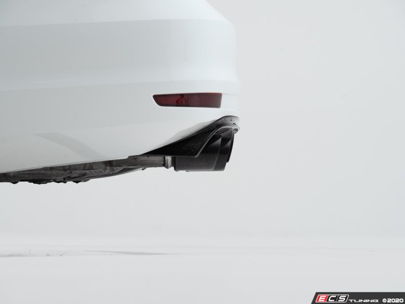 ECS - 007170LA01-01KT - MK6 Jetta Facelift Rear Diffuser - Gloss Black