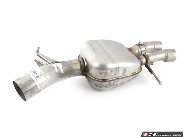 Genuine BMW - 18307849760 - Rear Muffler - Left - With Exhaust Flap (18 ...