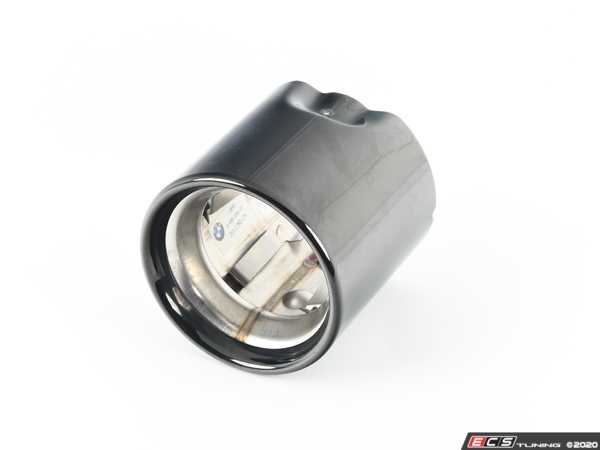 Genuine BMW - 18309489054 - TAILPIPE TIP, BLACK CHROME (18-30-9-489-054)