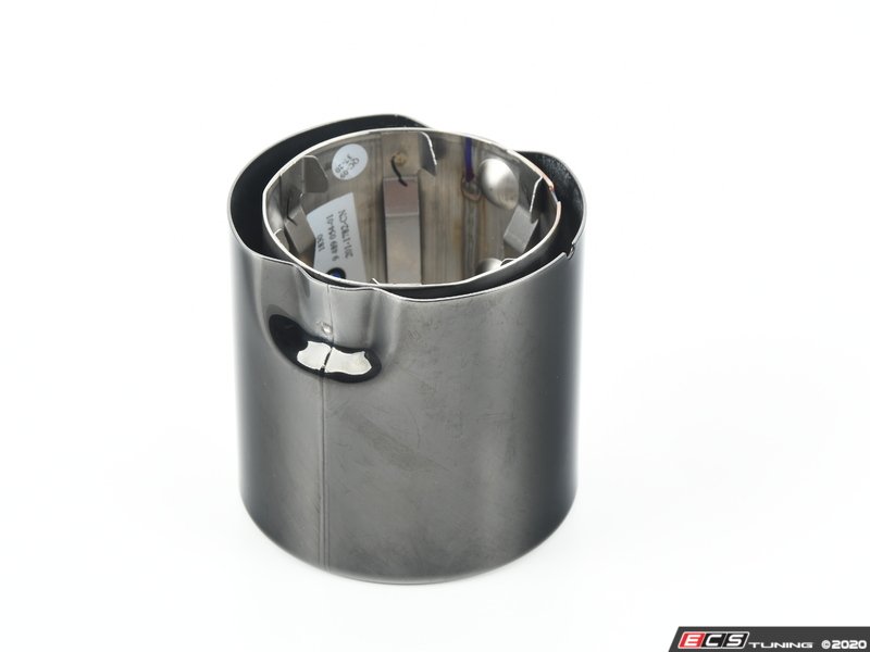 Genuine BMW - 18309489054 - TAILPIPE TIP, BLACK CHROME (18-30-9-489-054)