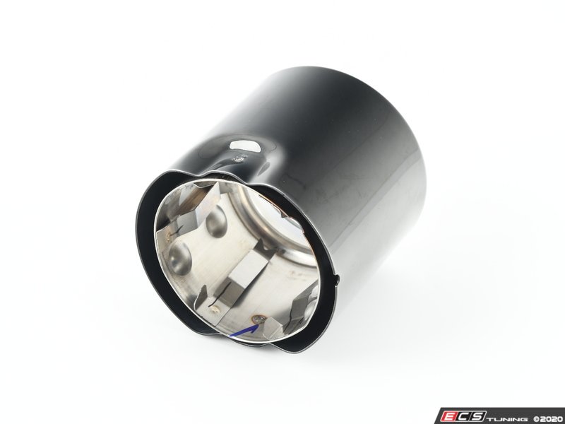 Genuine BMW - 18309489054 - TAILPIPE TIP, BLACK CHROME (18-30-9-489-054)