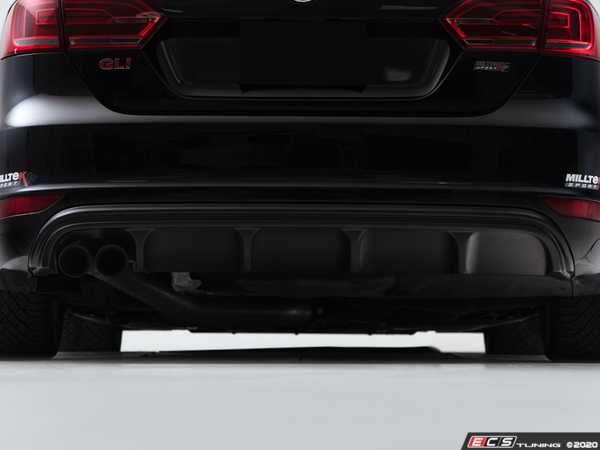 ECS - 007186LA01-02KT - MK6 Jetta GLI Rear Diffuser - Textured Black