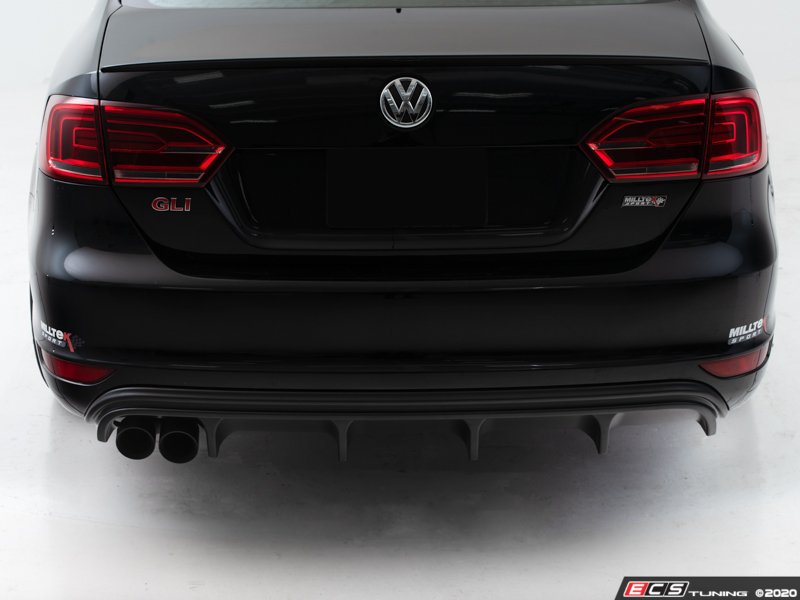 ECS - 007186LA01-02KT - MK6 Jetta GLI Rear Diffuser - Textured Black