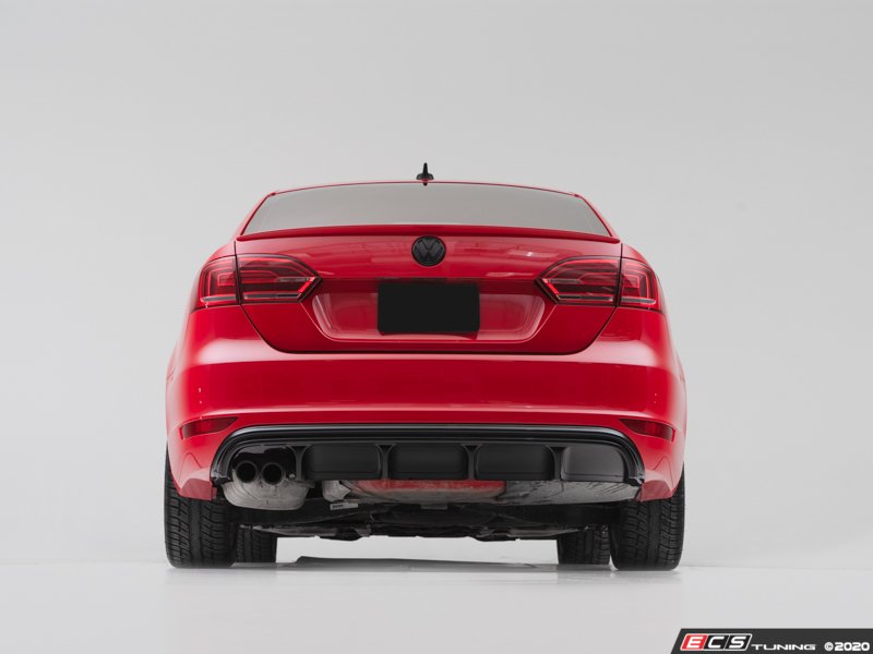 ECS - 007186la01-01KT - MK6 Jetta GLI Rear Diffuser - Gloss Black
