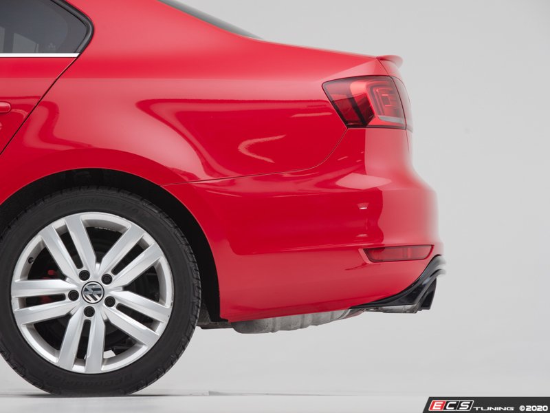 ECS - 007186la01-01KT - MK6 Jetta GLI Rear Diffuser - Gloss Black