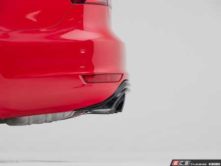 ECS - 007186la01-01KT - MK6 Jetta GLI Rear Diffuser - Gloss Black