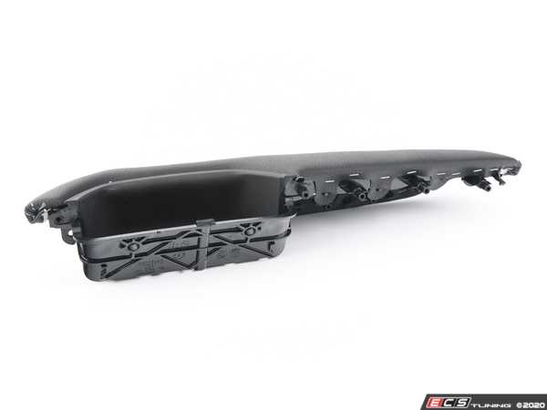 Genuine BMW - 51417250825 - Armrest - Front, Left, Black (51-41-7-250-825)