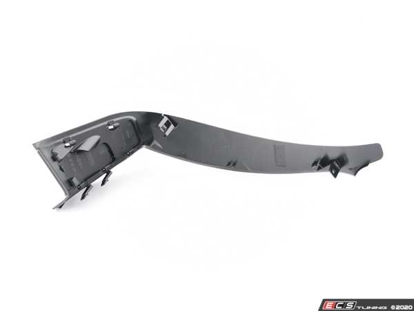 Genuine BMW - 63217366067 - COVER, WATER GUTTER, REAR, L (63-21-7-366-067)