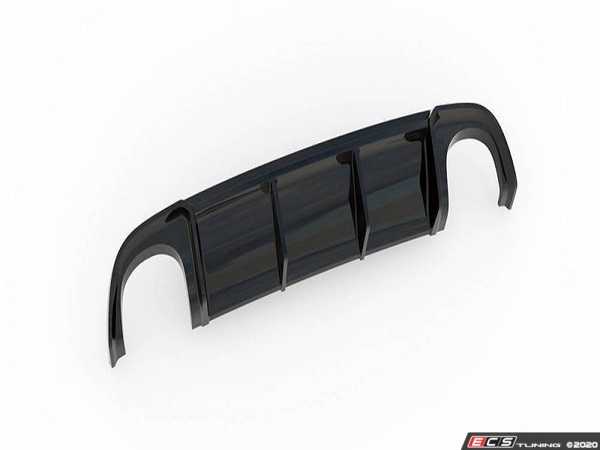 Maxton Design - AU-RS4-B7-RS1G - Rear Diffuser - Gloss Black