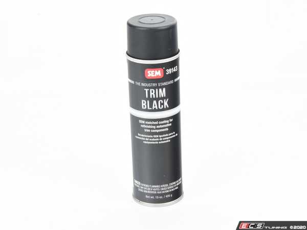 SEM - SEM39143KT - Trim Black Spray - Satin Black
