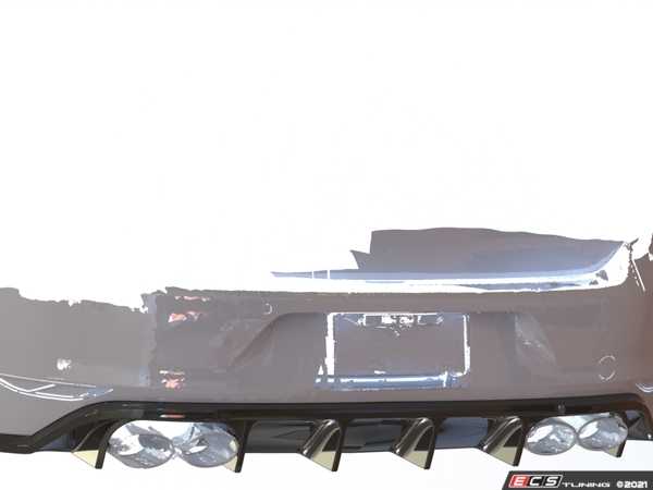 ECS - 028748ecs01KT - MK7 Golf R Gloss Black Rear Diffuser