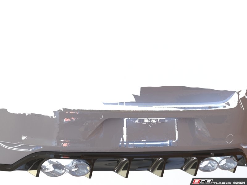 ECS - 028748ecs01KT - MK7 Golf R Gloss Black Rear Diffuser