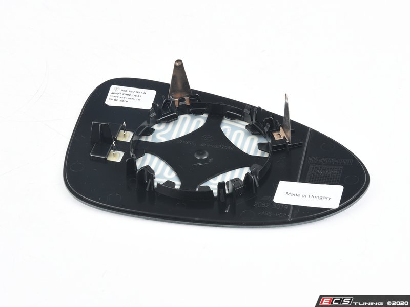 Genuine Porsche - 95B857521H - Heated Door Mirror Glass - Aspherical