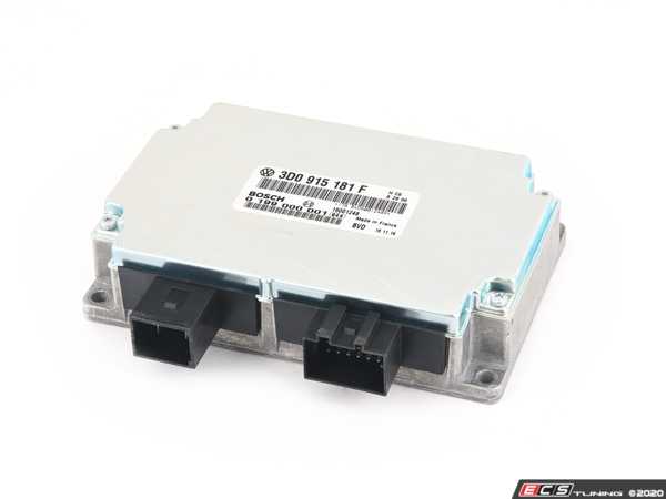 Genuine Volkswagen Audi - 3D0915181F - CONTR.UNIT (3D0 915 181 F)